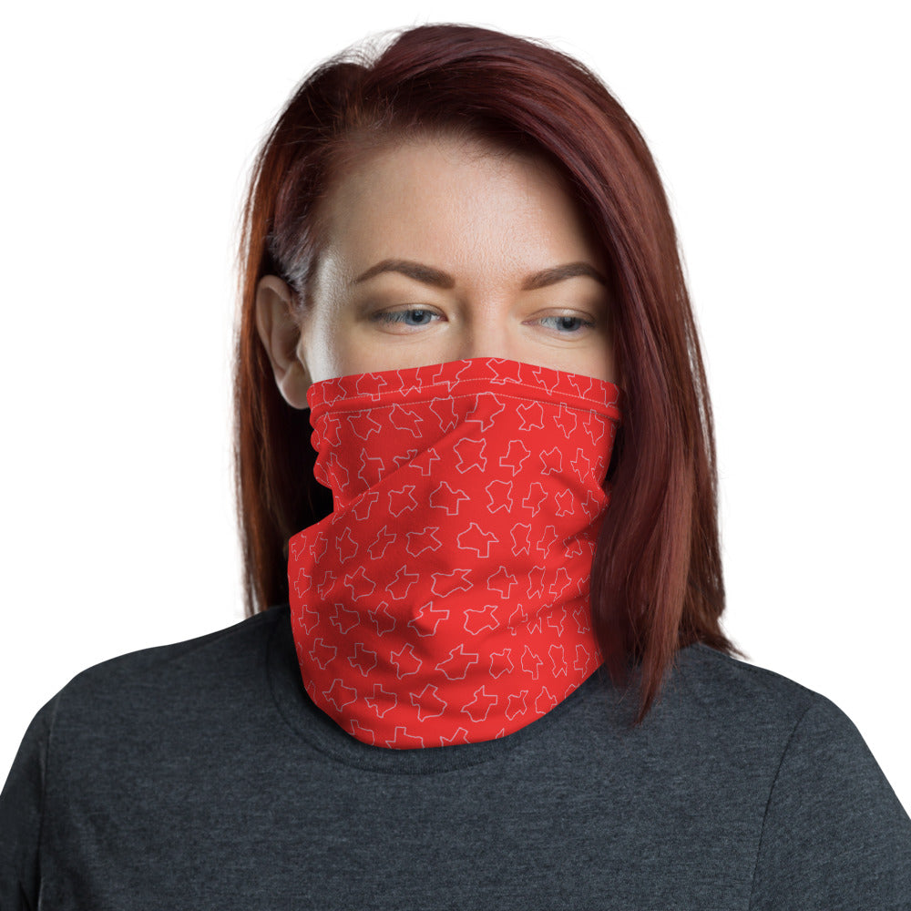 Texas Spots Neck Gaiter - Red – Texas Swagger
